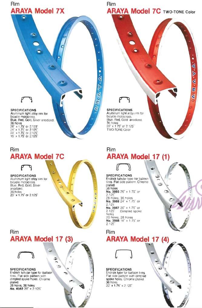 araya 7C rims - Riding, Research & Collecting - BMX Society community ...